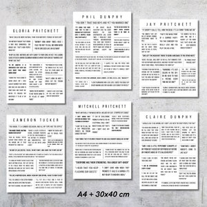 Modern Family Quotes Poster Bundle | Phil Dunphy Quotes | Modern Family ...