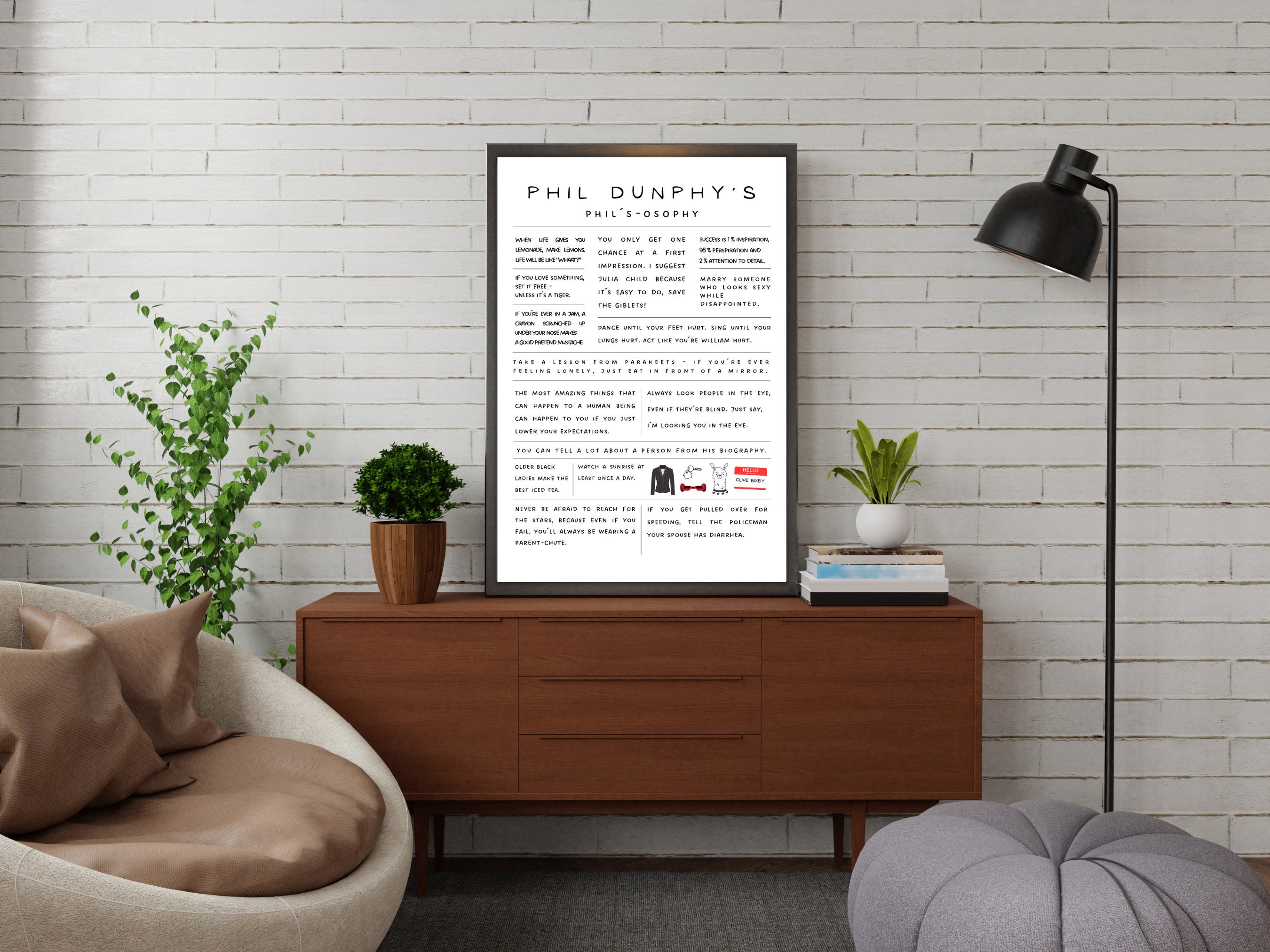 Modern Family Phil Dunphy Quotes Print Bundle | PHIL'SOSOPHY | Life ...