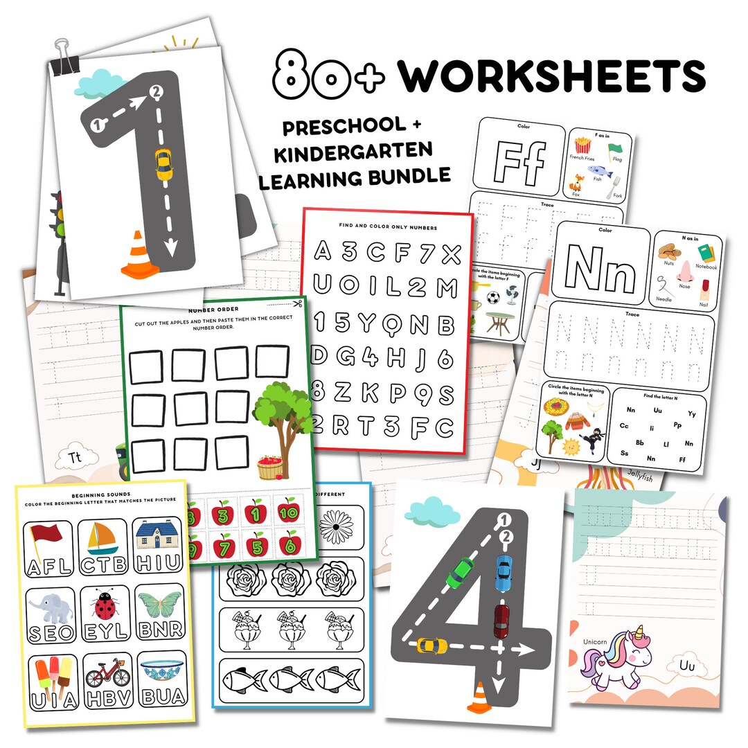 Busy Book Printable Toddler Learning Folder Busy Book Toddler Preschool ...