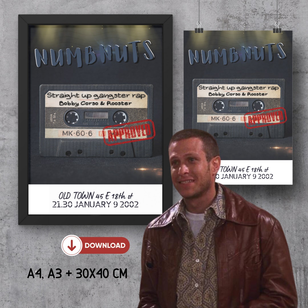 Friends Tv Show NUMBNUTS Bobby Corso & Rooster, Friends Fan Art Friends ...