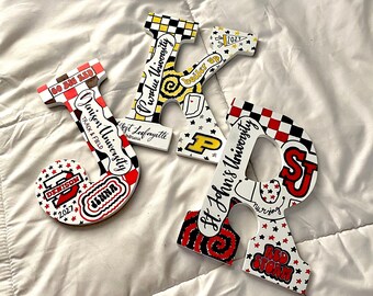 Custom College Dorm Decor Letters - Etsy