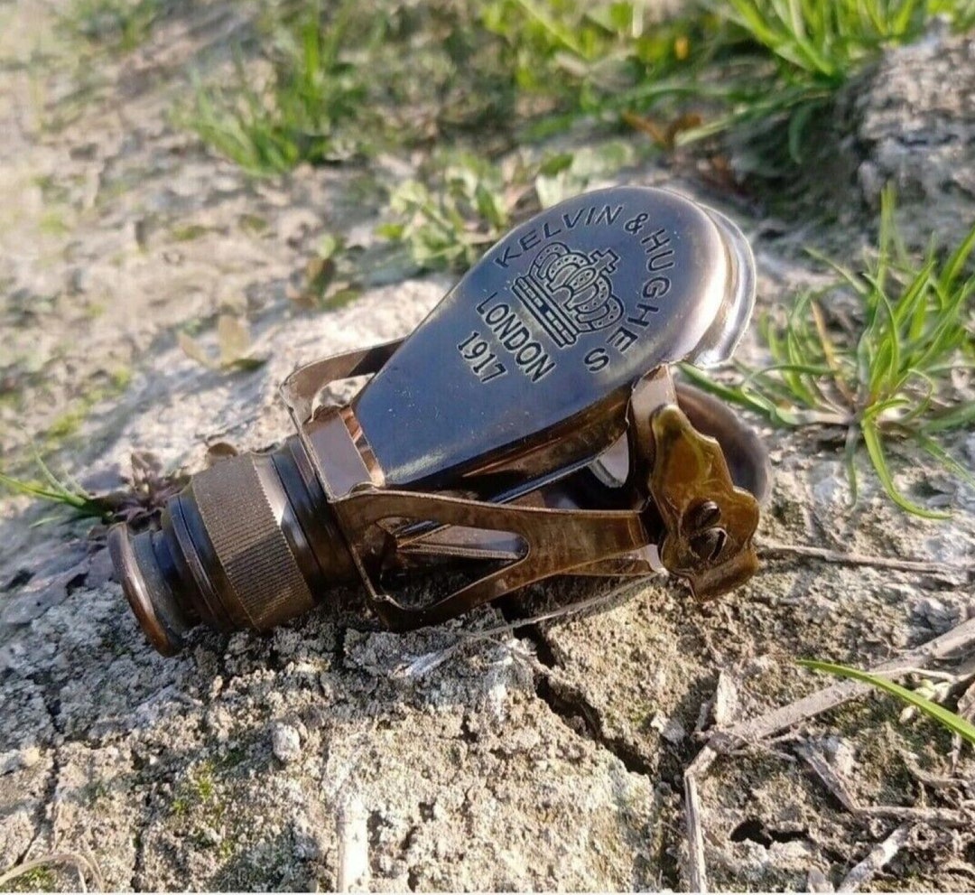 Brass Monocular Spyglass Crafted for the Kelvin Hughes London 1917 ...