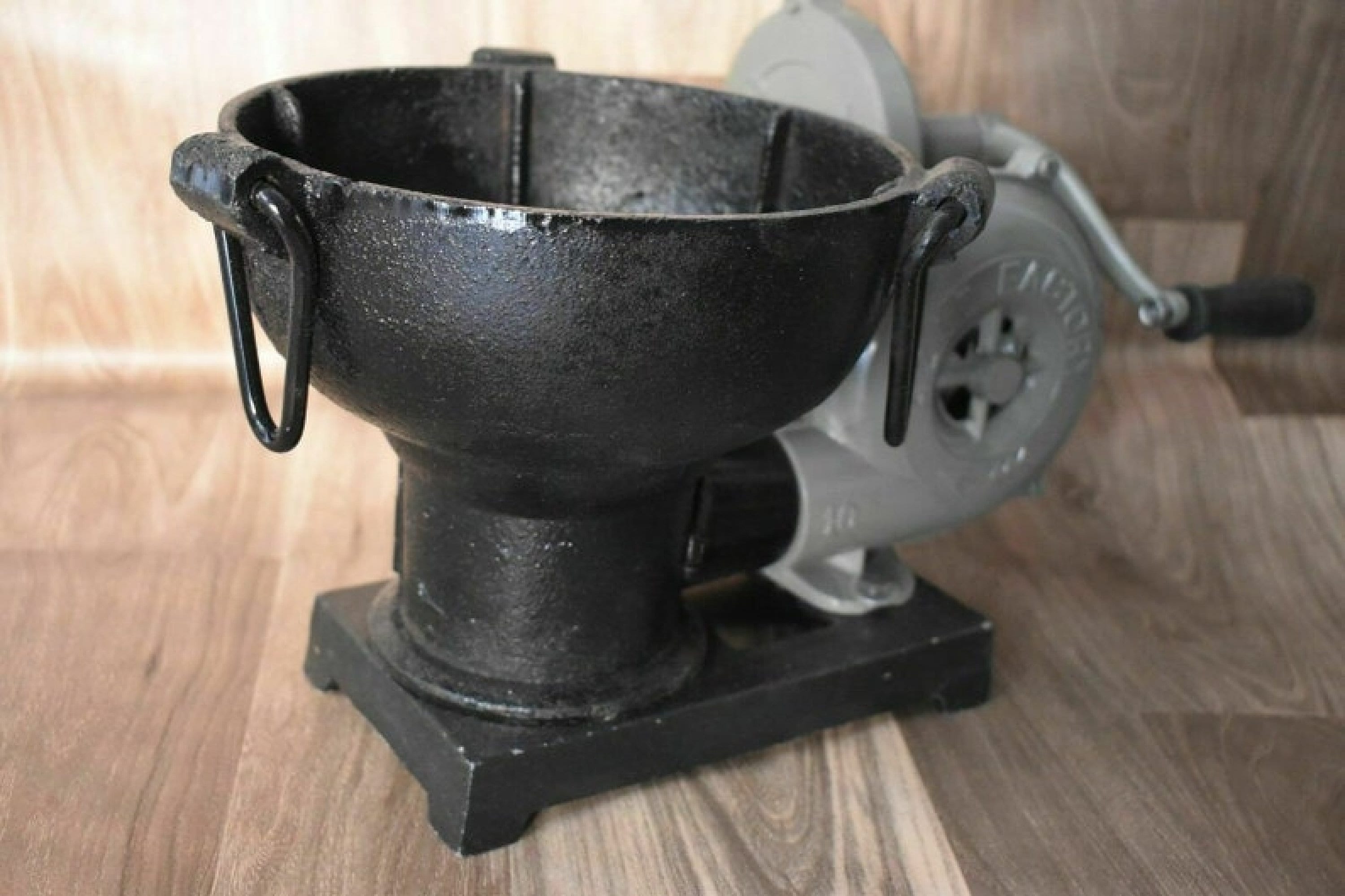 Handmade Vintage Blower Forge Furnace With Pedal Type Handle Blacksmith ...