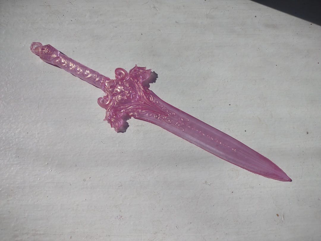 Ornate Decorative Small Resin Dagger Knife Mermaid Pink Iridescent ...