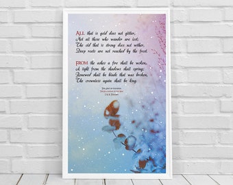 Tolkien Poem Quote - Etsy