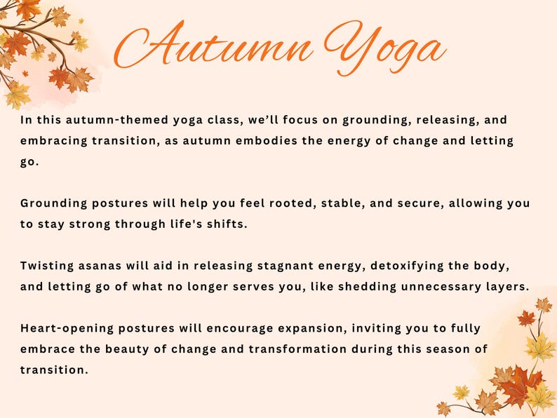 Yoga Class Plan - Yoga Sequence - Yoga Planner - Yoga Class - Yoga ...