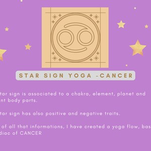 Yoga Class Plan Yoga Sequence - Star Sign Yoga Flow Cancer - PDF - Yoga ...