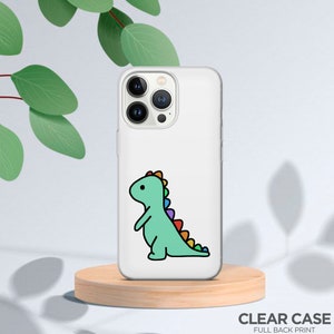 Dinosaur Phone Case T-rex Cover Doodle for iPhone 15, 14 Pro, 13, 12 ...