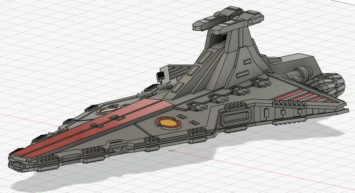 Venator-class Star Destroyer STL File - Etsy