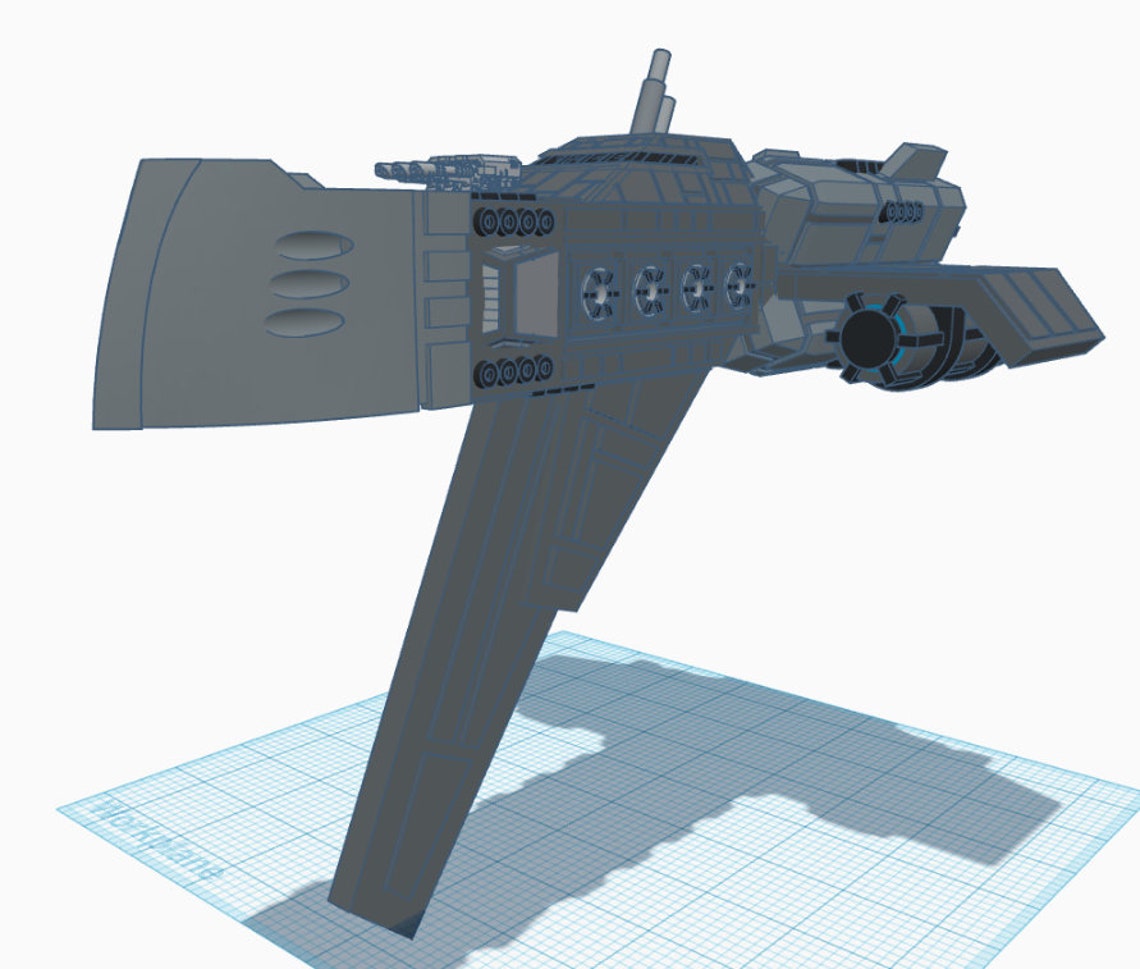 Avenger Class Light Cruiser STL File 3D Model - Etsy