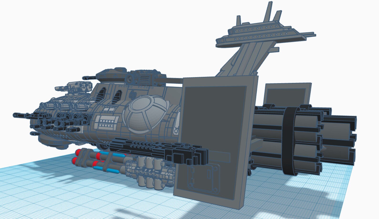 Incursion-class ARES Attack Starship STL FILE - Etsy