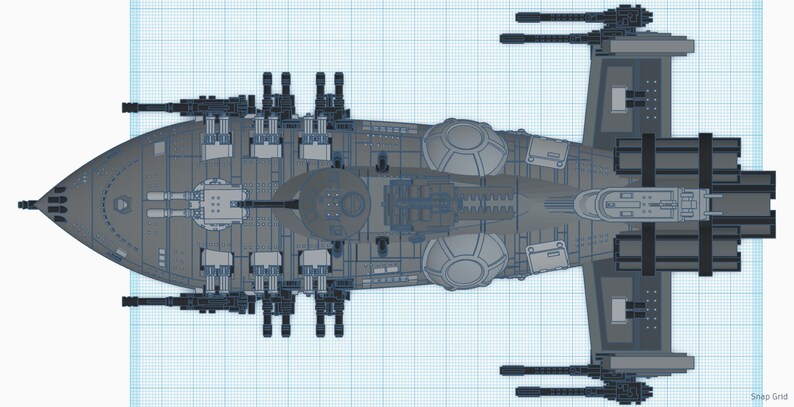 Incursion-class ARES Attack Starship STL FILE - Etsy