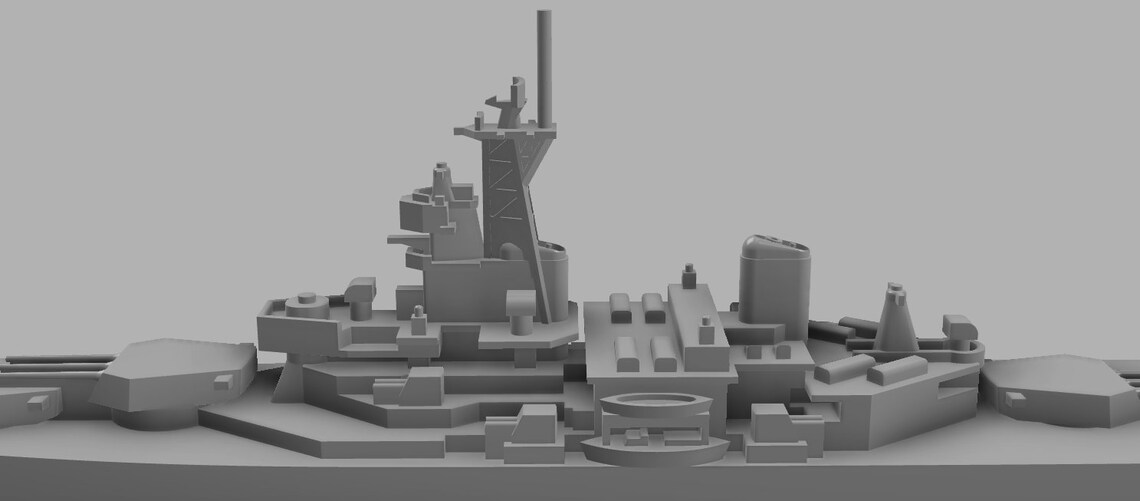 IOWA Class-battleship STL File - Etsy