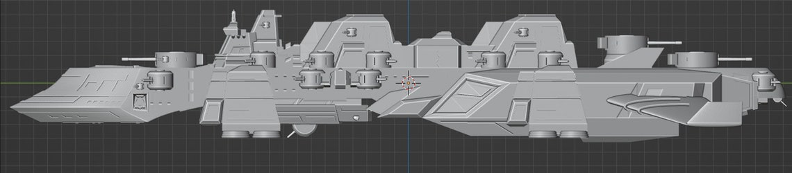 Triton skyship Fictional Warship STL File for 3D Printing - Etsy