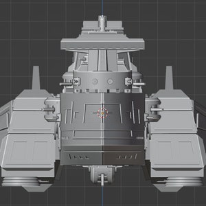 Triton skyship Fictional Warship STL File for 3D Printing - Etsy