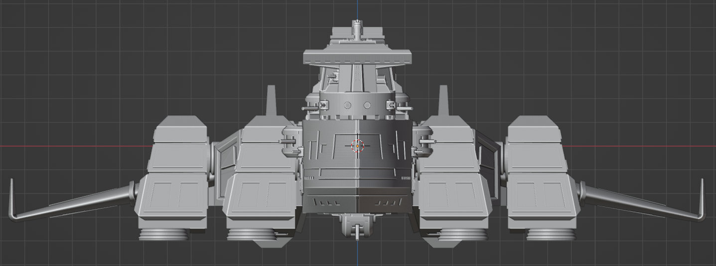 Triton skyship Fictional Warship STL File for 3D Printing - Etsy