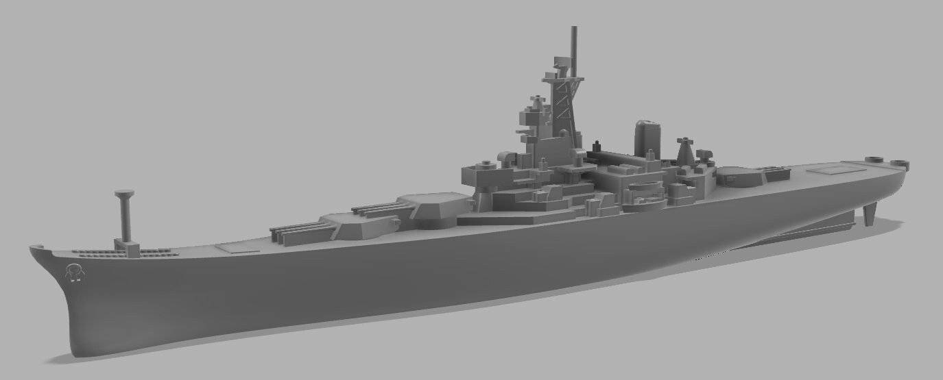 IOWA Class-battleship STL File - Etsy