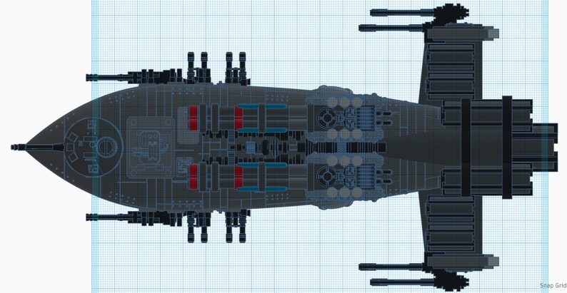 Incursion-class ARES Attack Starship STL FILE - Etsy