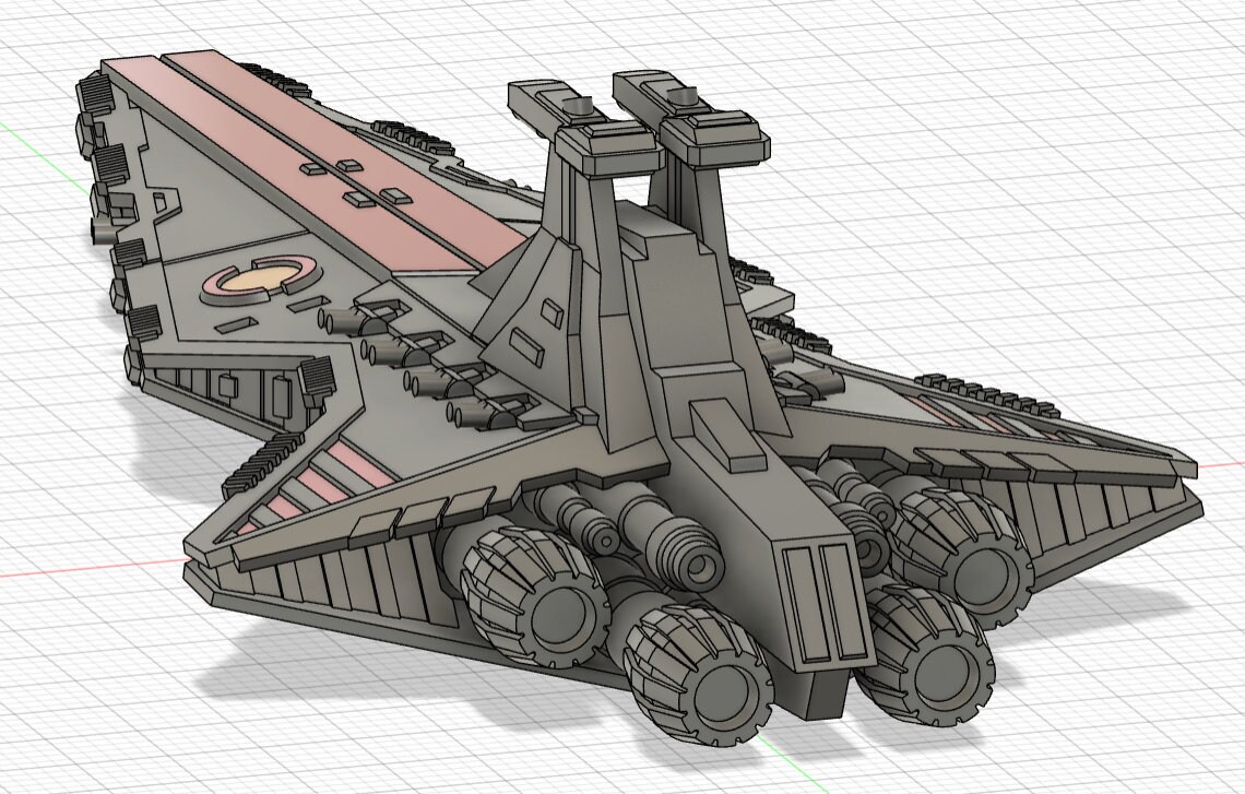 Venator-class Star Destroyer STL File - Etsy