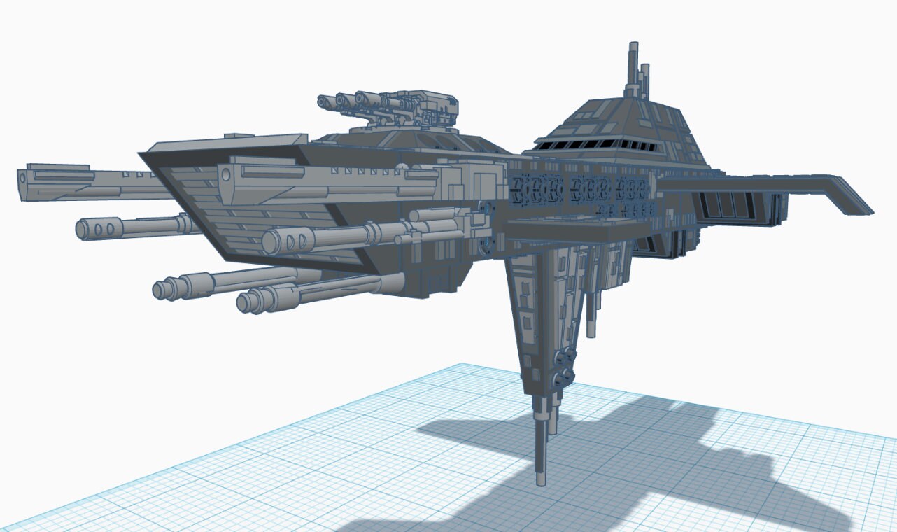 Olympic Class Heavy Battleship STL File 3D Model - Etsy