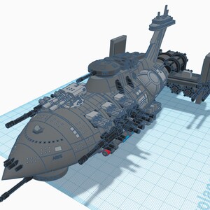 Incursion-class ARES Attack Starship STL FILE - Etsy