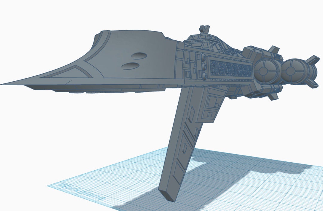 Retribution Class Cruiser STL File 3D Model - Etsy