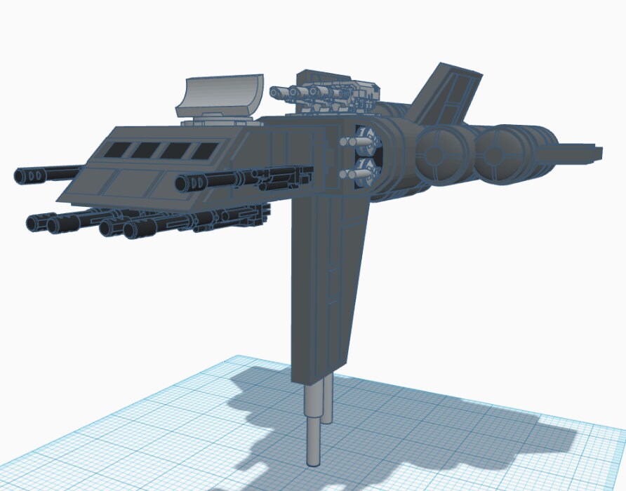 Condor Class Scout Ship STL File 3D Model - Etsy