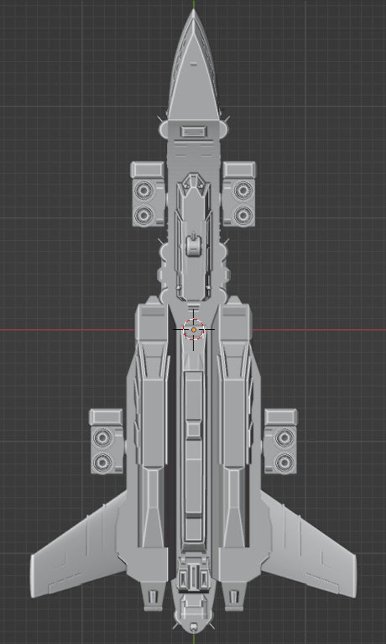 Triton skyship Fictional Warship STL File for 3D Printing - Etsy