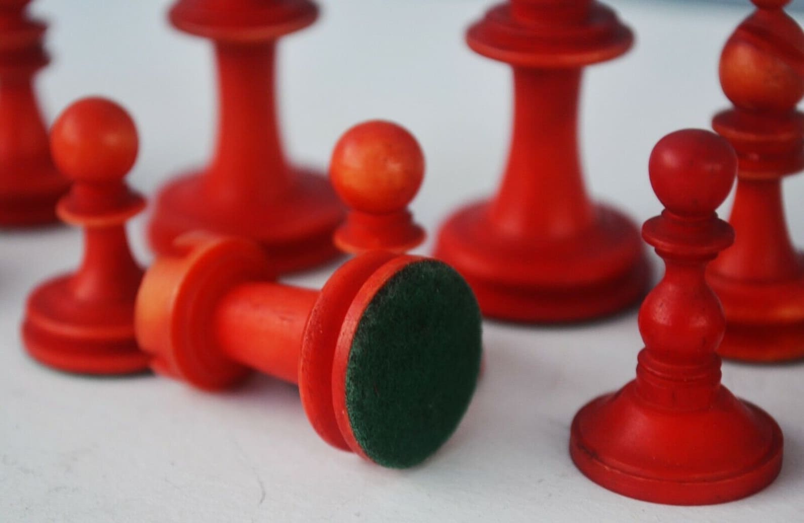 Carved Bovine Bone Chess Set Staunton Uhlig Made King 62 Mm - Etsy