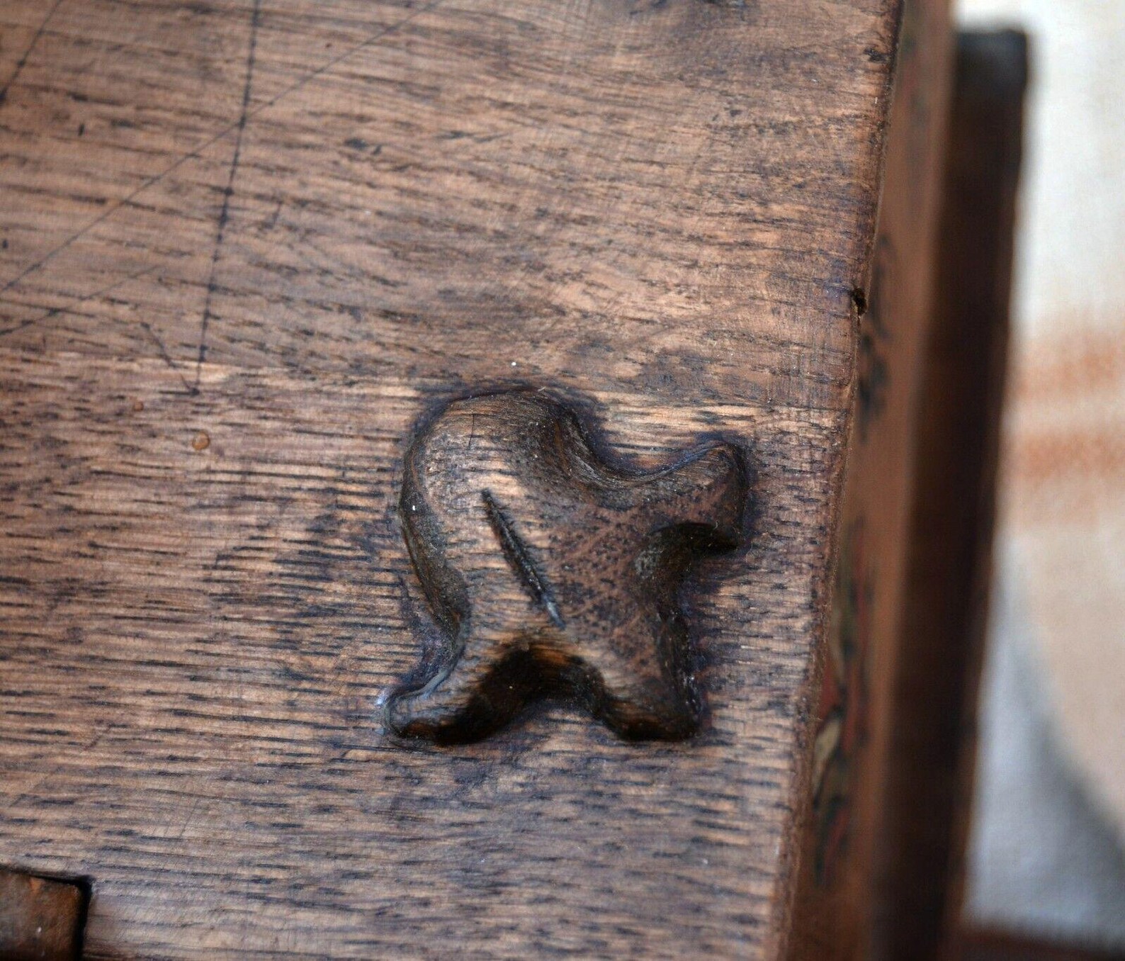 Hungarian Folk Art Wood Carved for Salt and Peper Spices Wall Cabinet ...