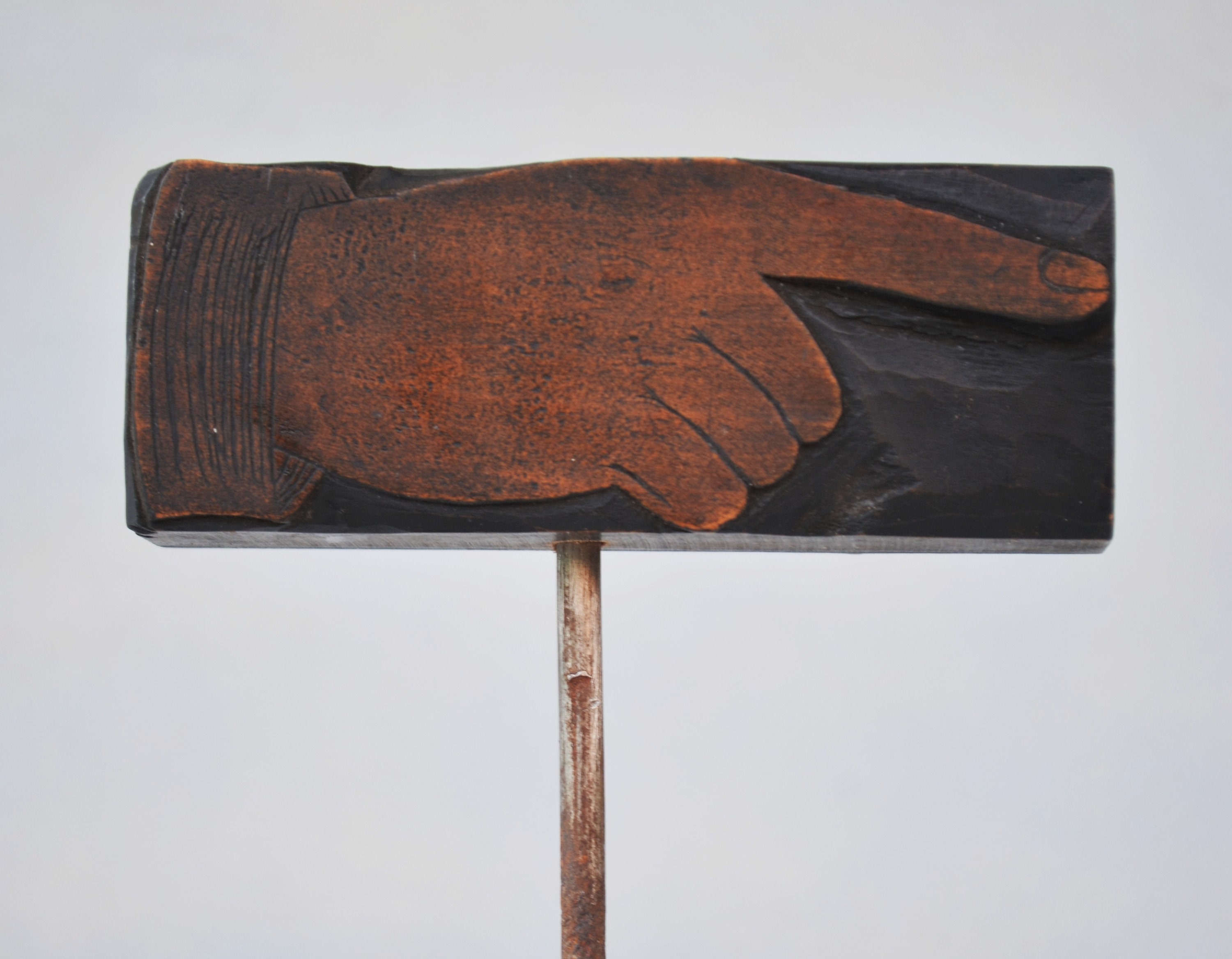 Antique Wooden Pointing Finger for Printing or Letterpress - Etsy