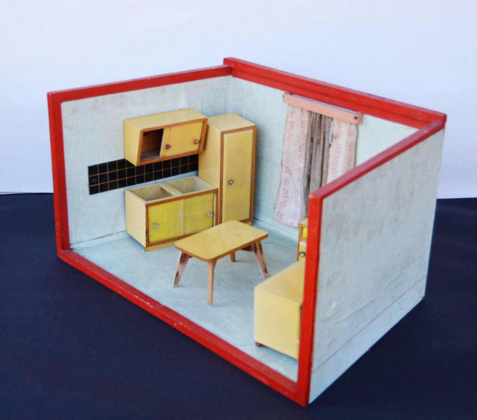 Linus Dahnert Kitchen Set for the Dolls' House in Art Deco Style ...