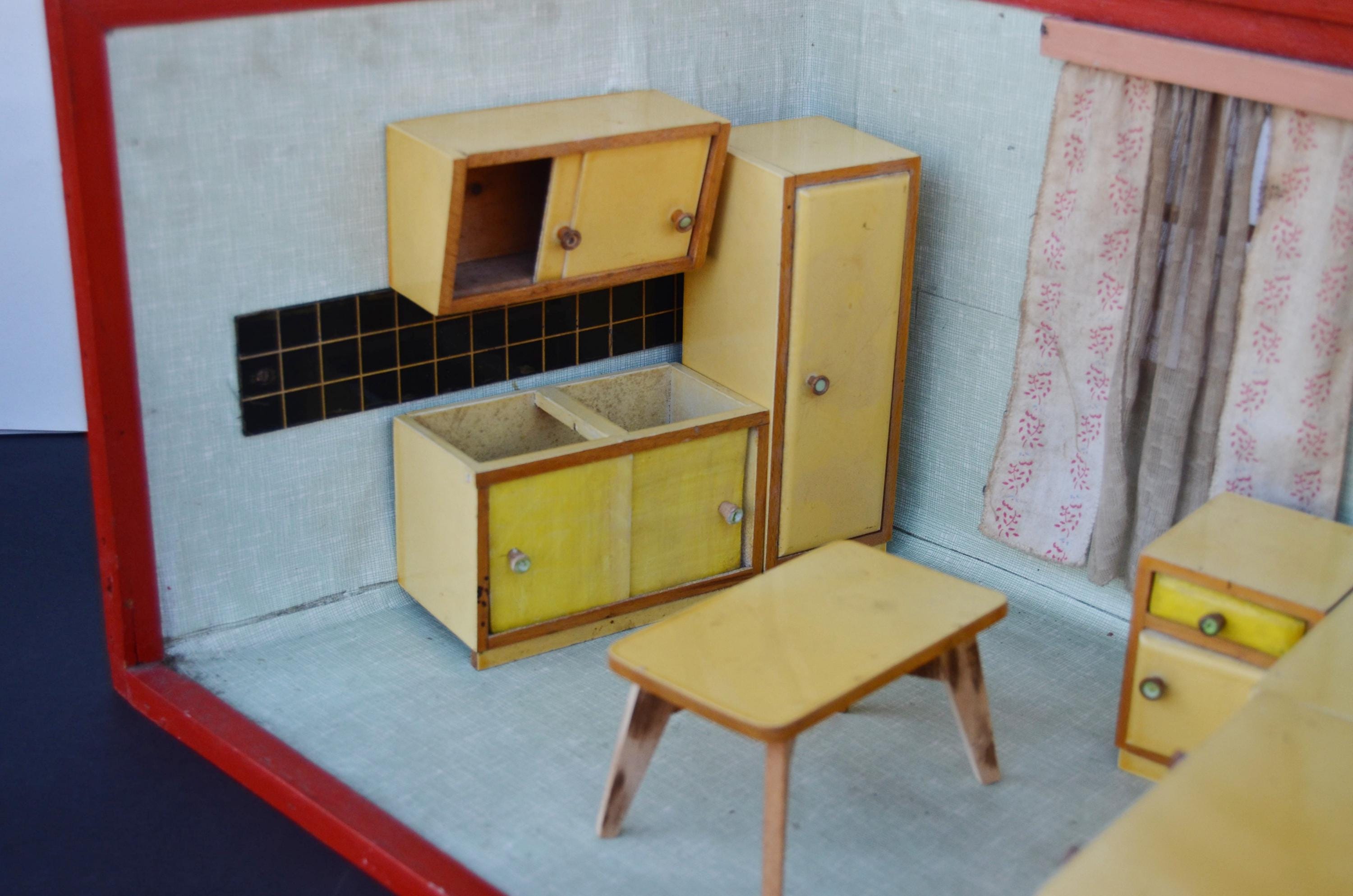 Linus Dahnert Kitchen Set for the Dolls' House in Art Deco Style ...