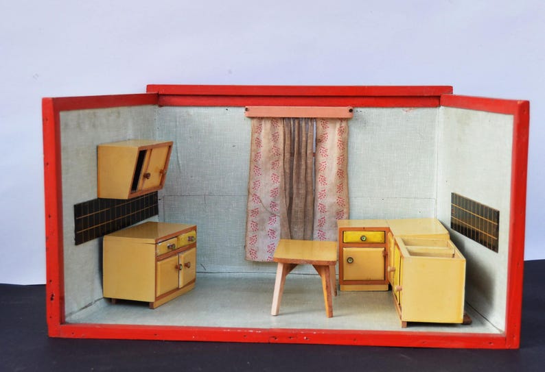 Linus Dahnert Kitchen Set for the Dolls' House in Art Deco Style ...