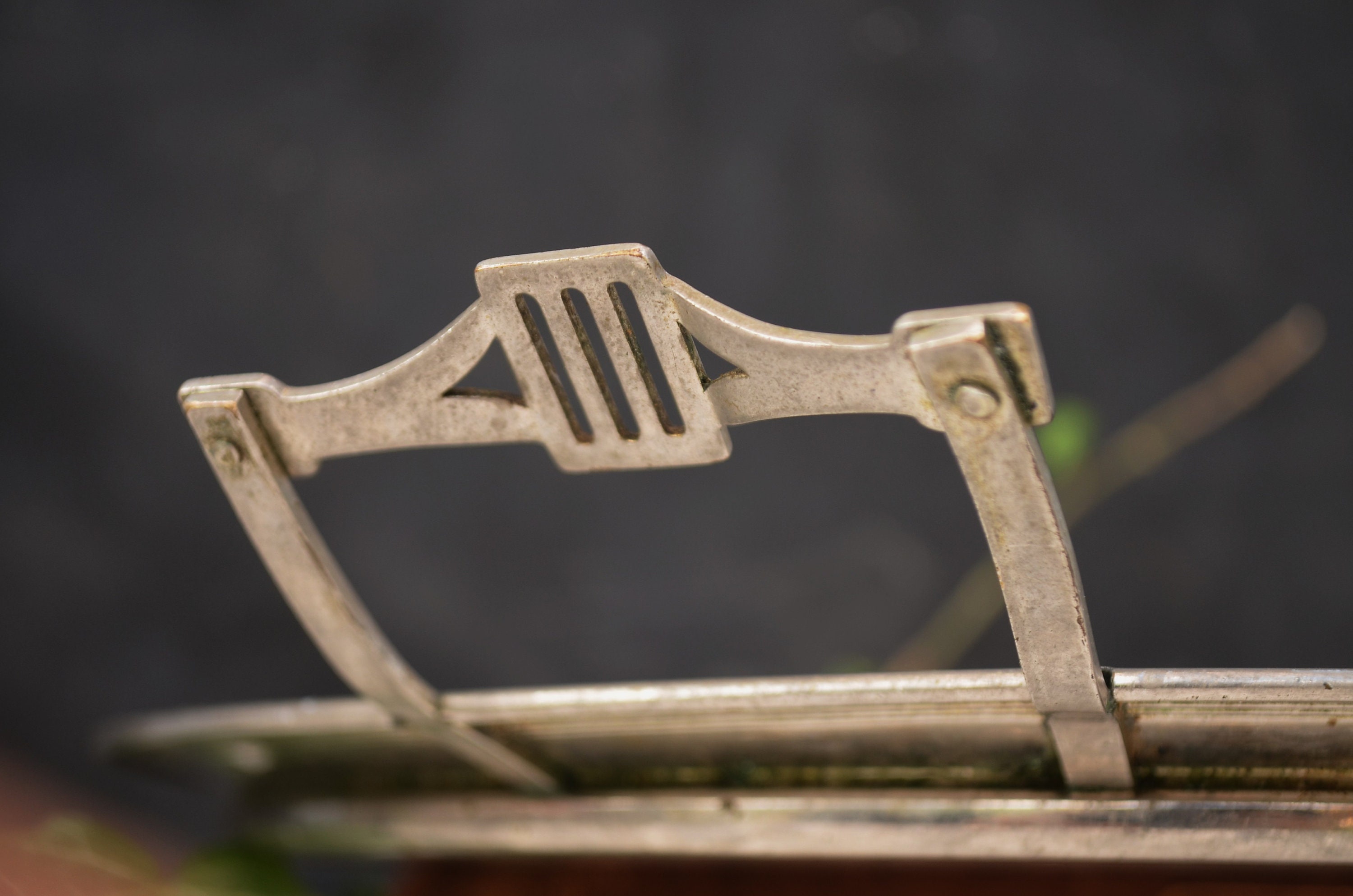 1900 WMF Jugendstil, Art Nouveau Ceramic and Chrome Plated Tray - Etsy