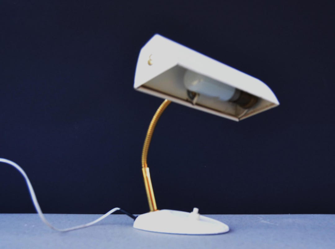 Mid Century Modern Clamp Lamp: Hoffmeister Leuchte Black & White - Etsy