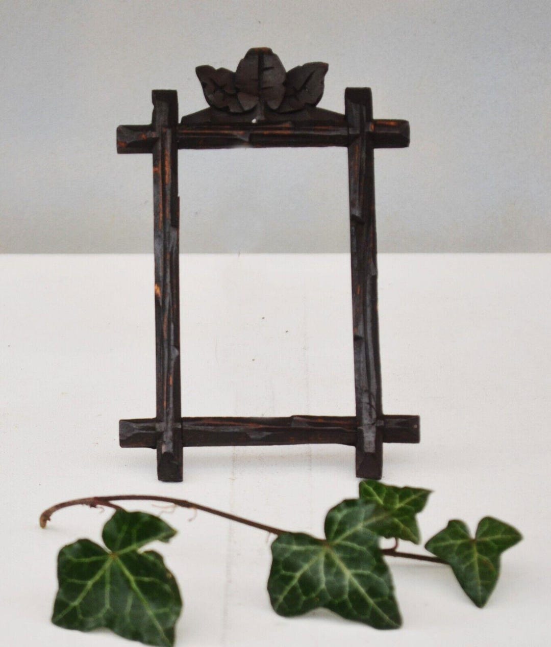 Black Forest Frame Carved Wood Hand Crafted Frame for Small Picture - Etsy