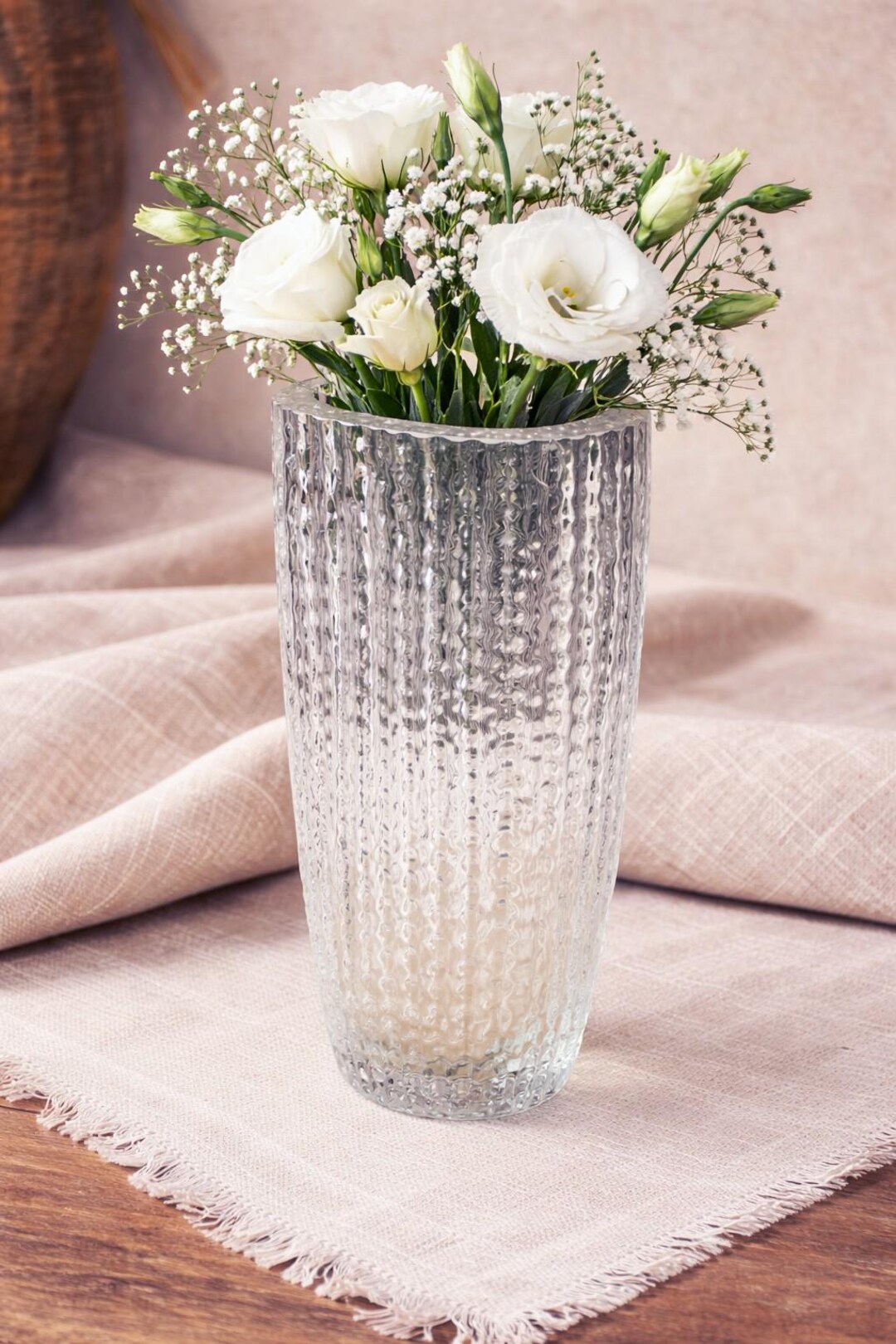 Mid Century Signed Glass Vase Kurt Wokan for Ingrid - Etsy