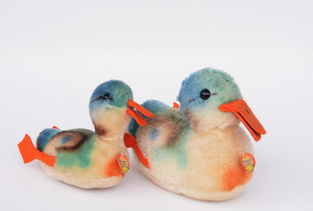Lot of 2 Antique Toy Mohair Steiff Duck Ducks NO. 2314.07 & 2311.07 - Etsy