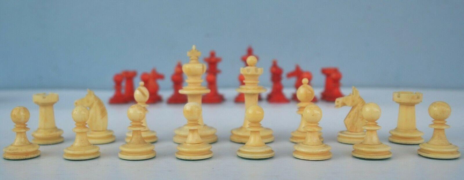 Carved Bovine Bone Chess Set Staunton Uhlig Made King 62 Mm - Etsy