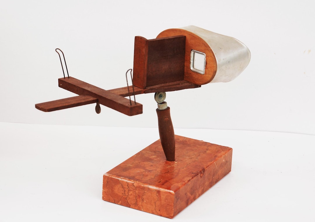 Antique Wooden Handheld Stereo Viewer / Stereoscope 1900 - Etsy