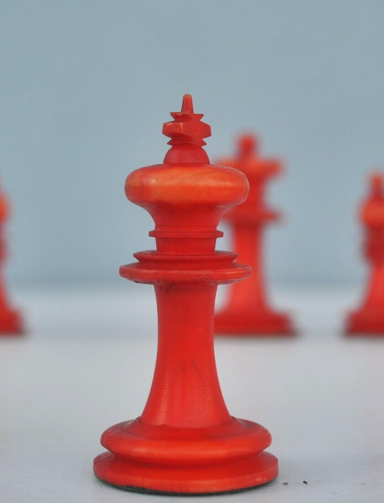 Carved Bovine Bone Chess Set Staunton Uhlig Made King 62 Mm - Etsy