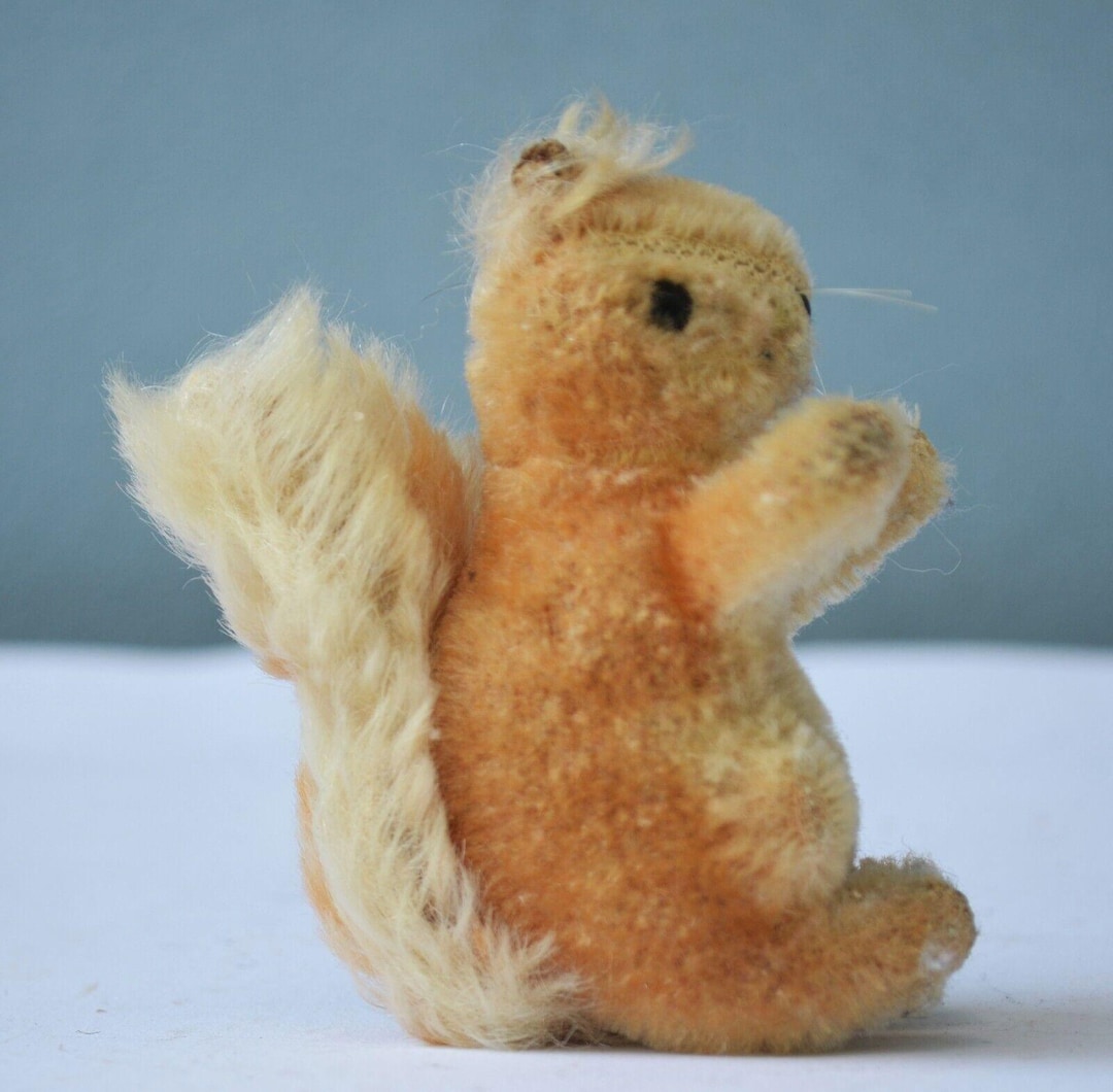 Vintage Mohair Toy Steiff Squirrel 50s 60s - Etsy