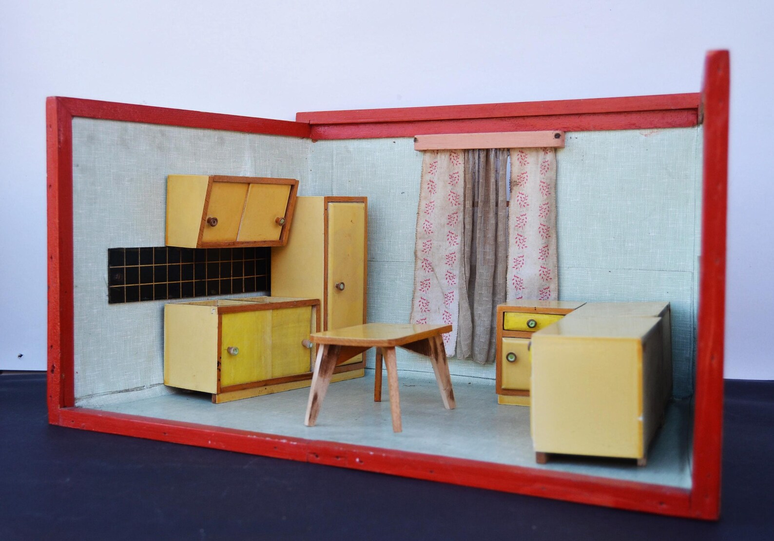 Linus Dahnert Kitchen Set for the Dolls' House in Art Deco Style ...