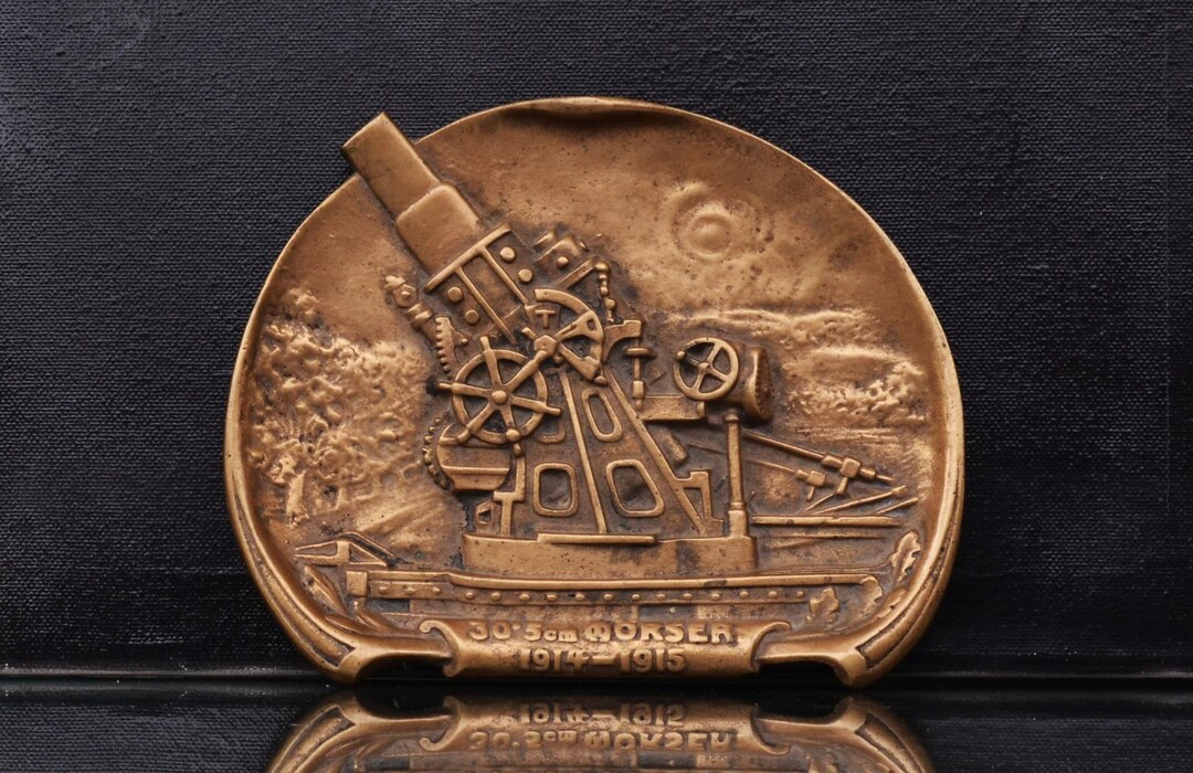 Austro-hungarian Empire - Old - 1914-1915 30.5 Cm Moser Bronze Plaque ...