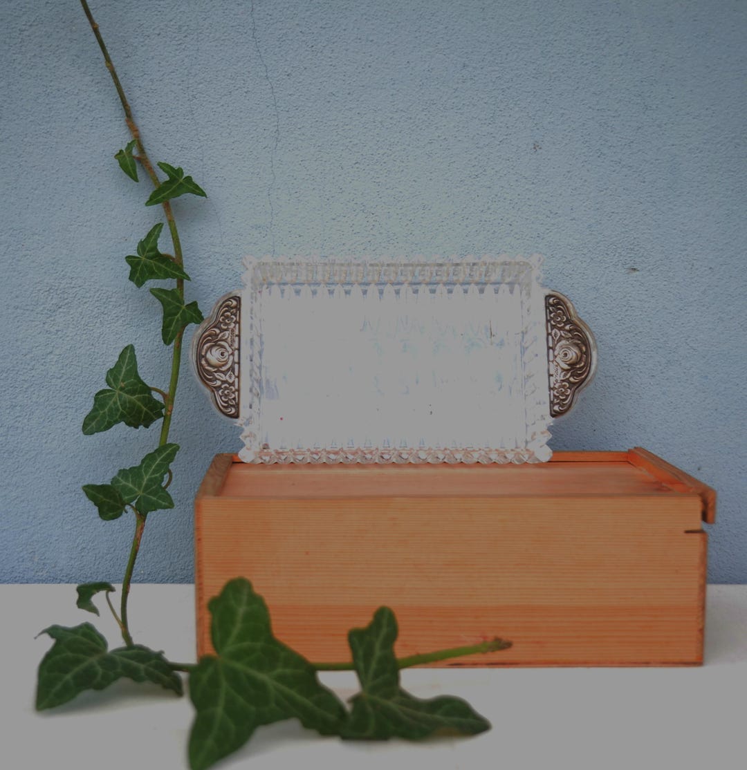 Early 1900 Emil Hermann - Art Deco Ashtray Crystall and Sterling Silver ...