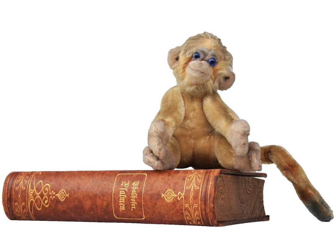 Vintage Steiff Toy Mohair Mungo Monkey Stuffed Joited Head - Etsy