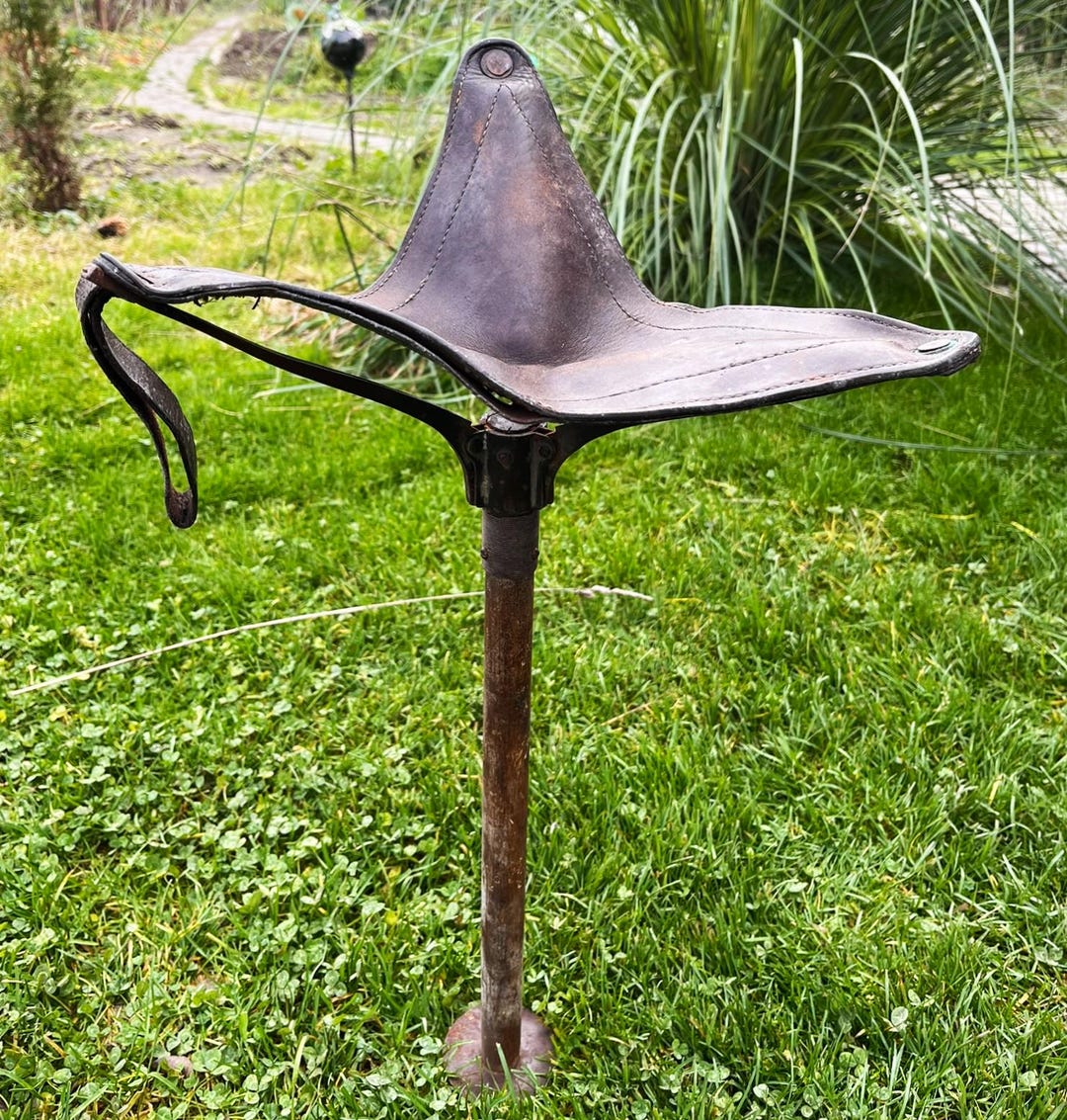 Vintage Folding Walking Shooting Stick Chair, Portable Hunting Seat - Etsy