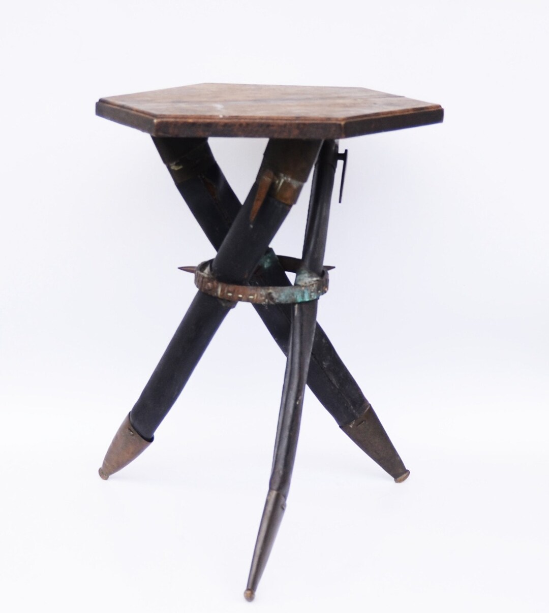 Prussian Trench Art Milking Stool Made of Imperial German Bayonet ...
