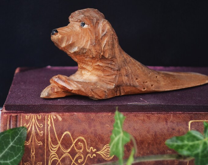 Vintage Animal Dog Wooden Door Stopper Ivan Obletter - Etsy